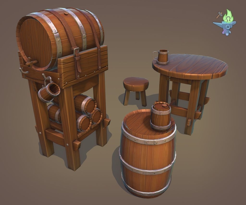 Tavern Barrel set