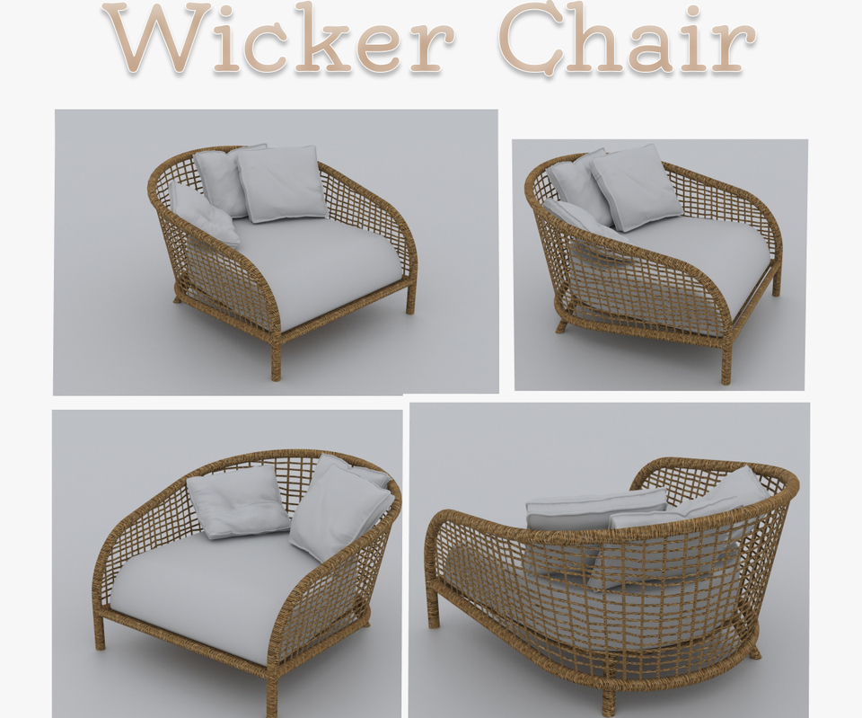 wicker chair