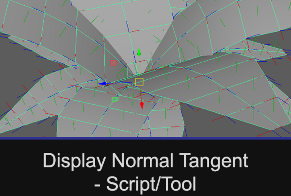 Display Normal Tangent -Script/Tool for Maya