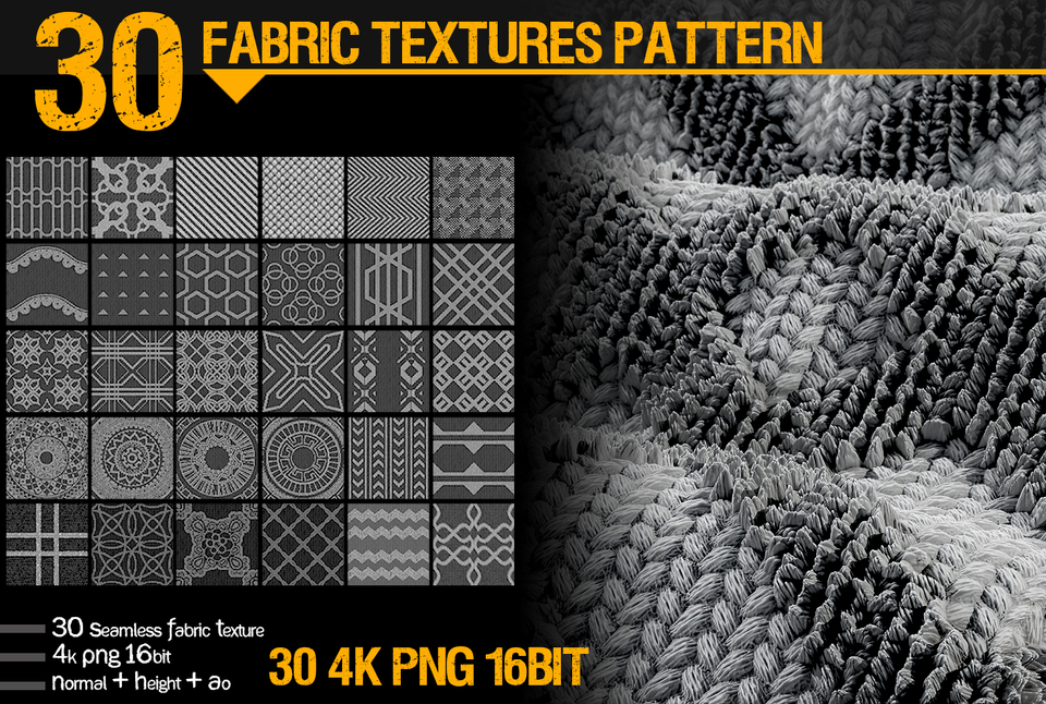 30 fabric textures pattern _ vol 03