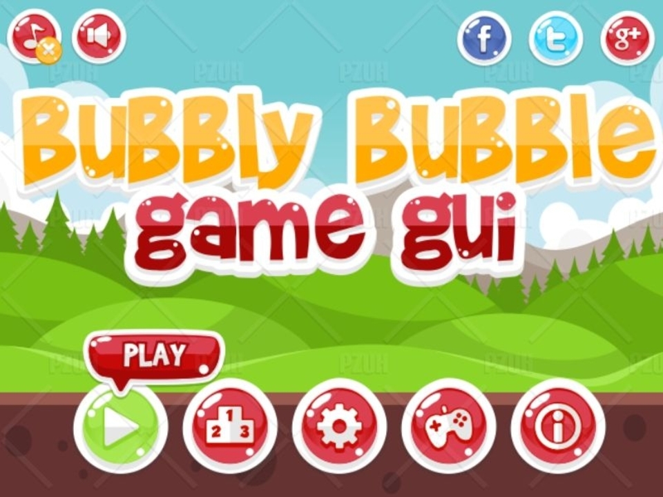 Bubbly Bubble - Game User Interface Pack
