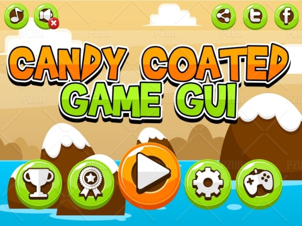 Candy Coated - Game User Interface Pack