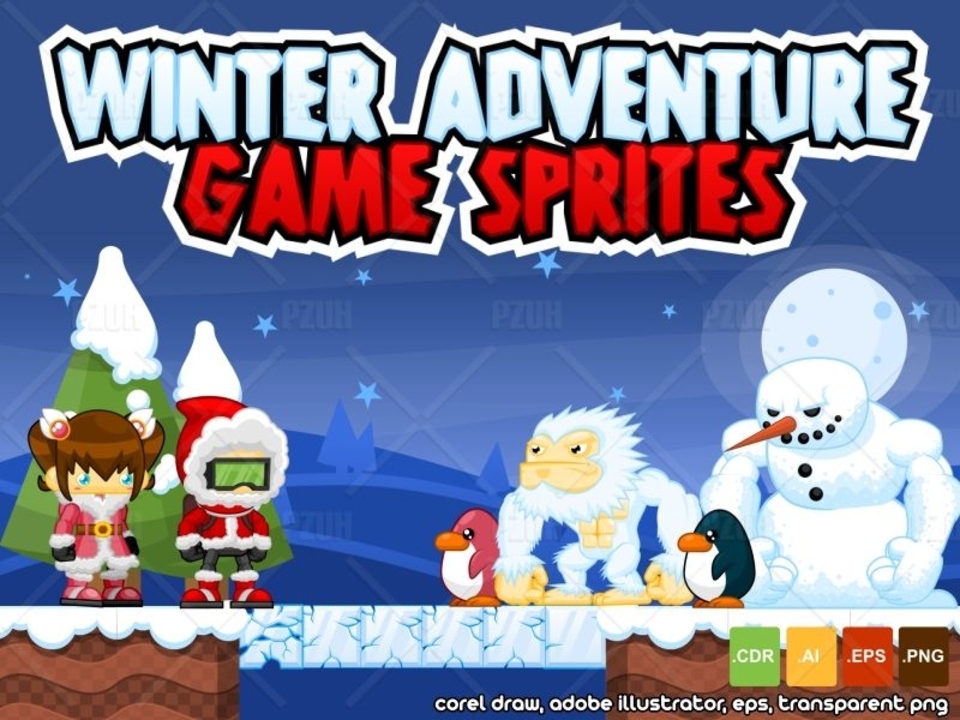 Winter Adventure - Game Sprites