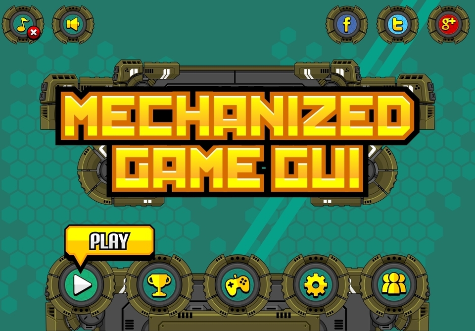 Mechanized Game User Interface Pack