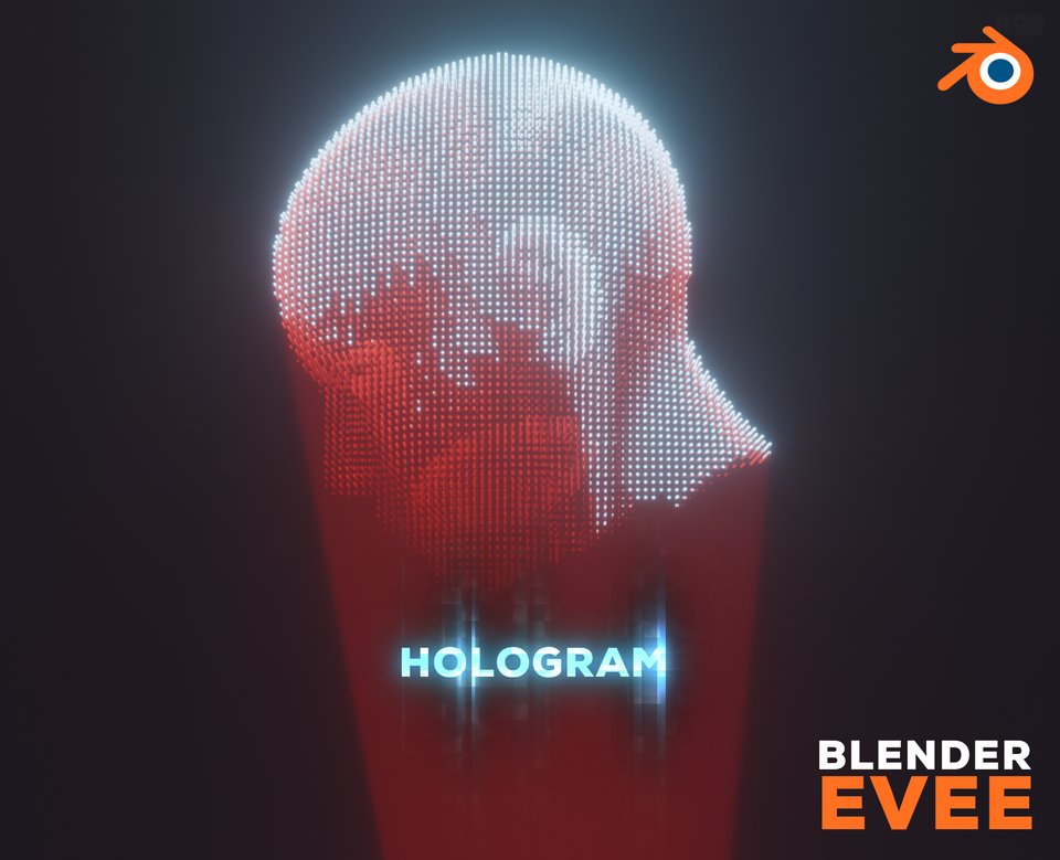 Realistic Sci-Fi Futuristic Realtime Hologram