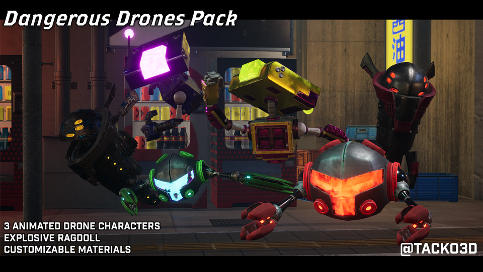 Dangerous Drones Pack