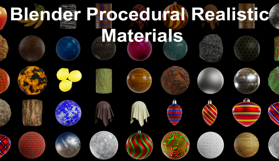 Blender Procedural Realistic Materials