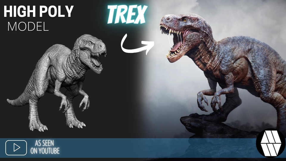 T-rex High Poly ZTL & FBX