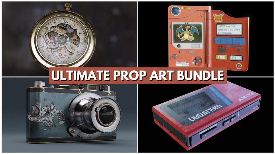 The Ultimate Prop Art Bundle - 4 courses in 1