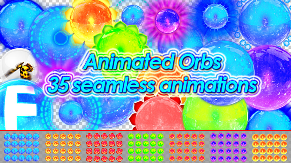 2D Magic Animated Orbs