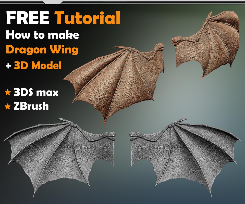 FREE Tutorial_ How to make Dragon Wing