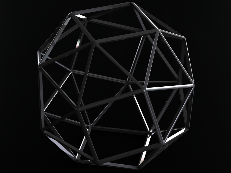 Wireframe Snub Cube