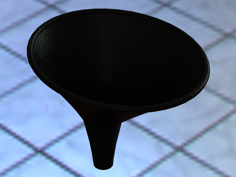 Plastic Oval Shaped Funnel