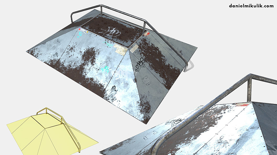 Skate Ramp PBR Textures