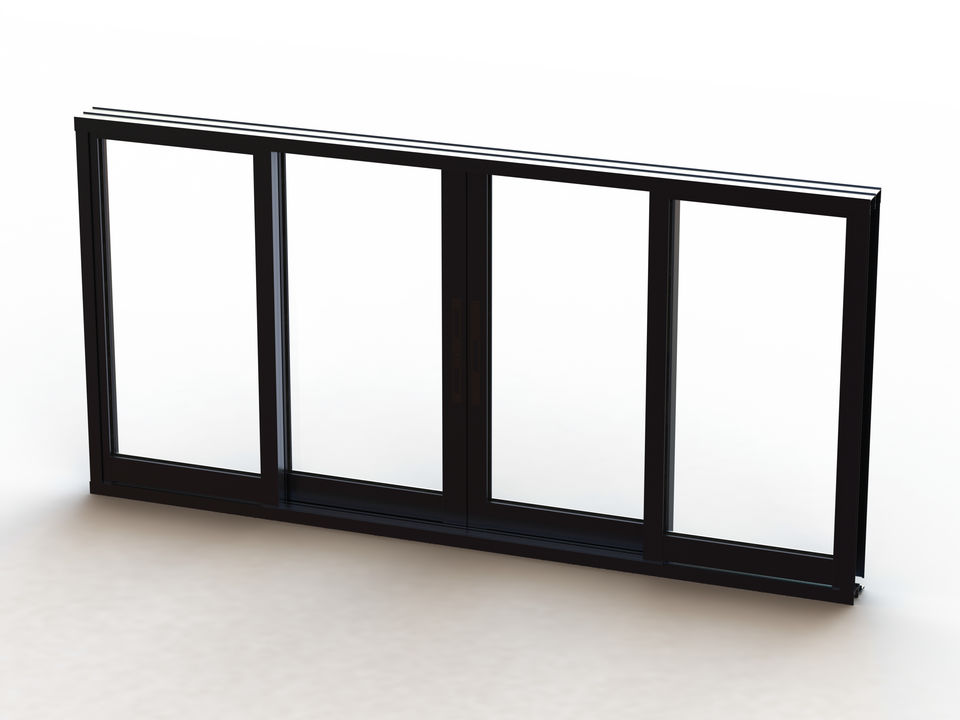 Aluminium Sliding Window 4 Panels