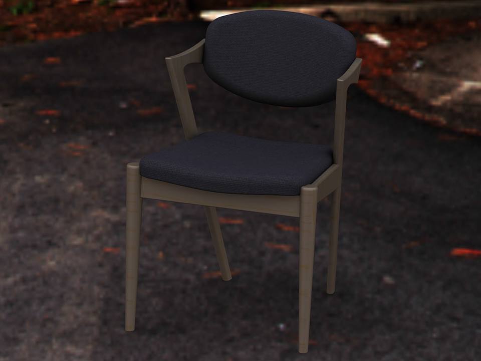 Flap Back Fabric Chair
