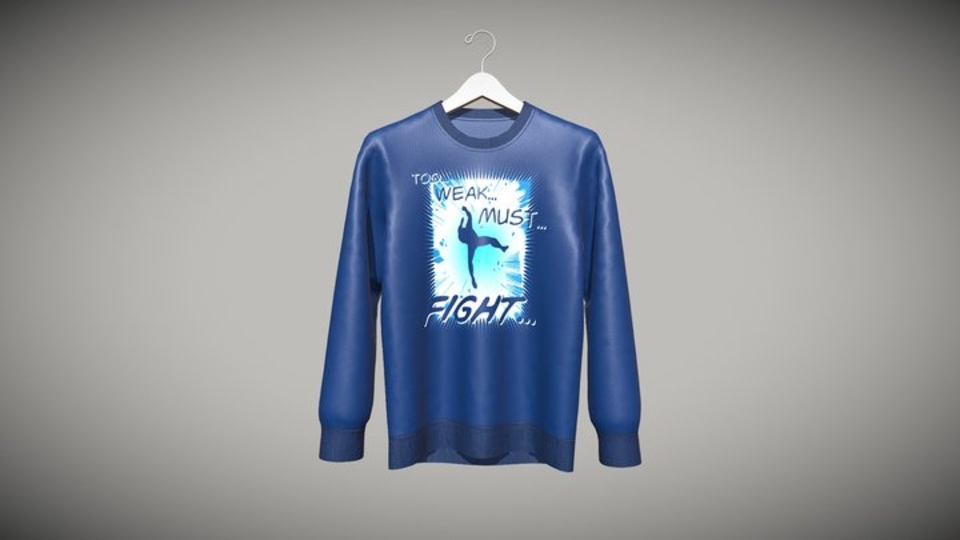 Sweatshirt - FIGHT | Marvelous / Clo3d