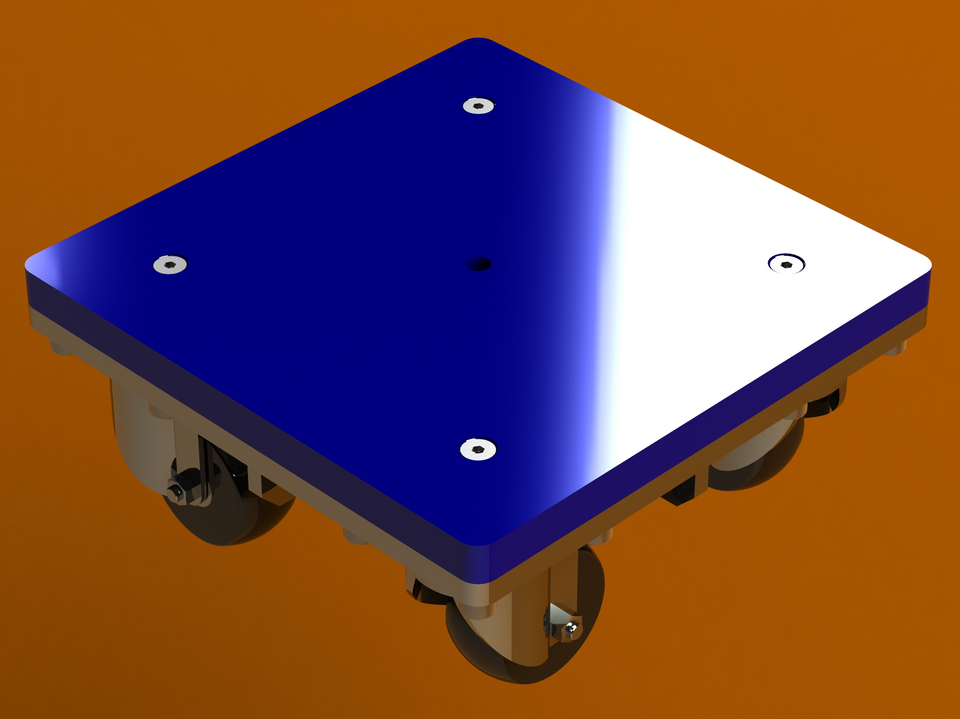 4-Wheel Platform Dolly without Handle