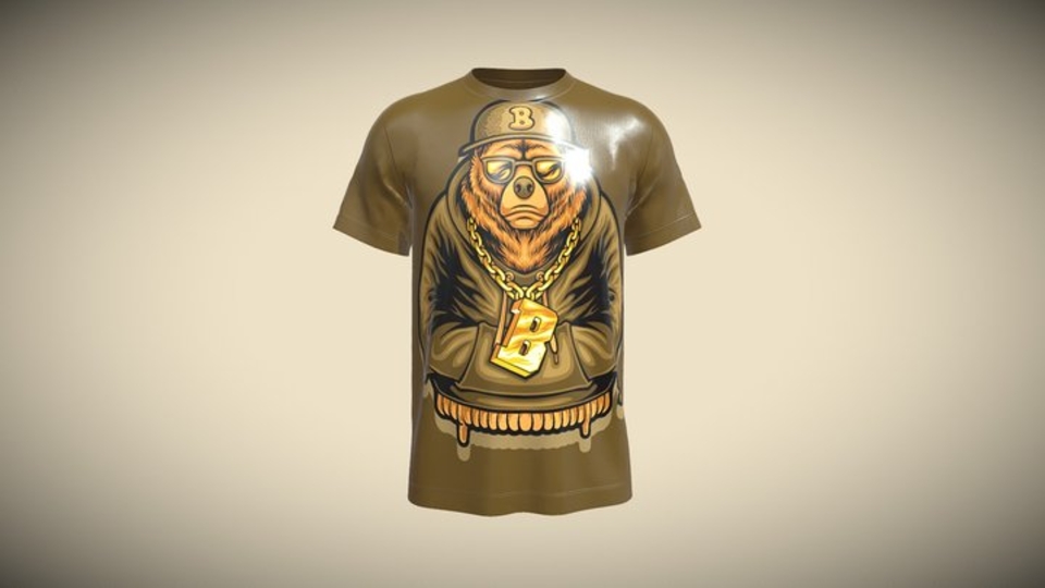 T-Shirt Rapper Bear | Marvelous / Clo3d