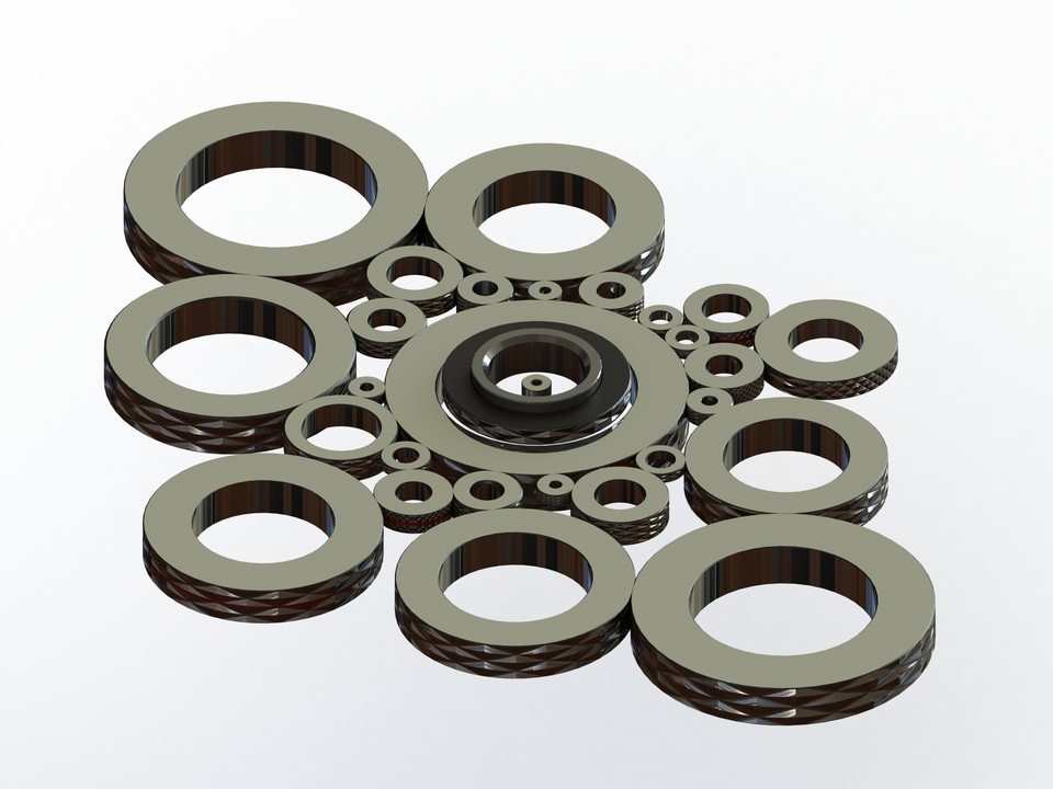 Cylindrical Ring Gages Set