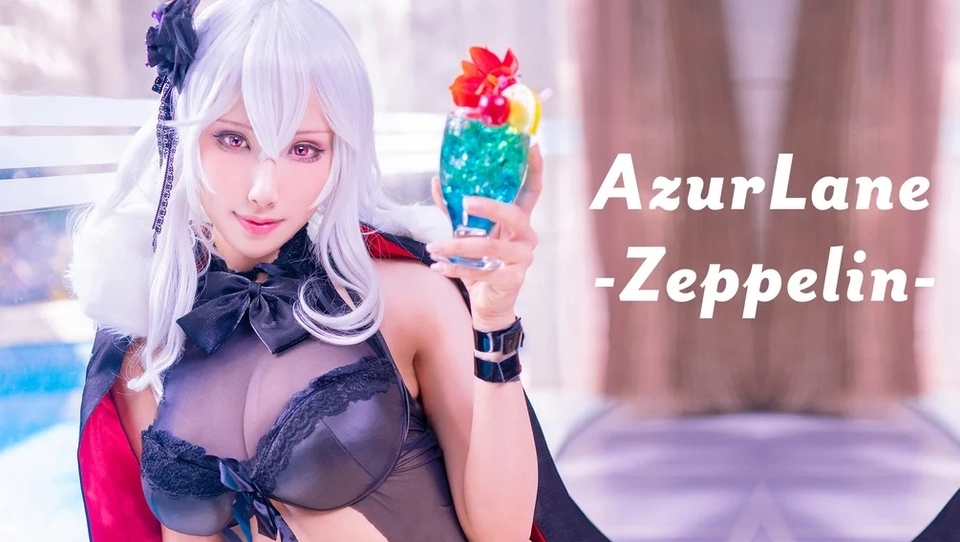 AzurLane Zepplin swimsuit cosplay HaneAme