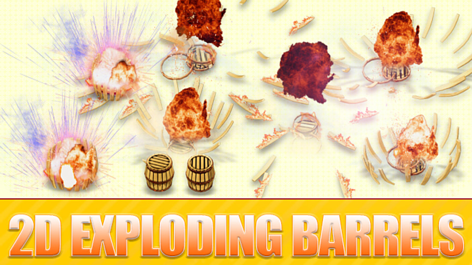 2D Exploding Barrel