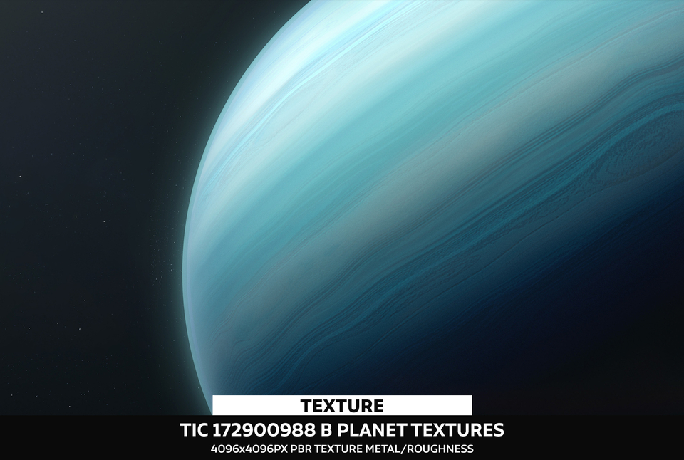 TIC 172900988 b Planet Textures