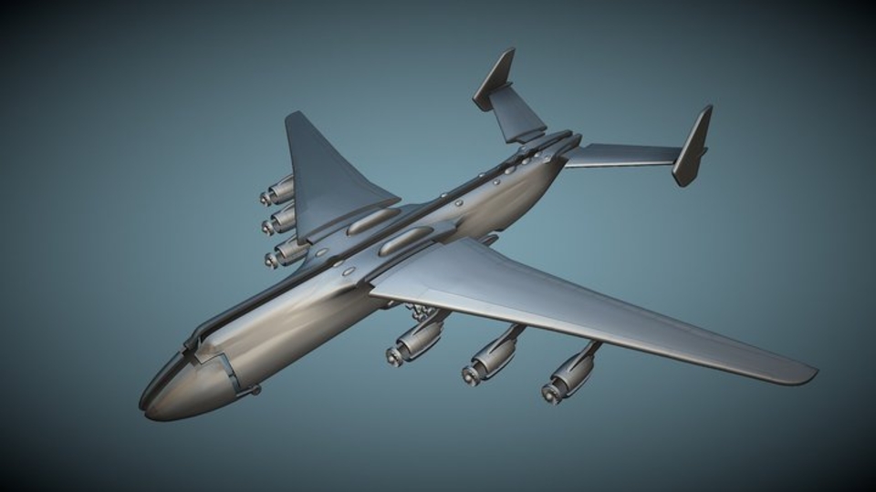Antonov An-225 Mriya - 3D Printable Model