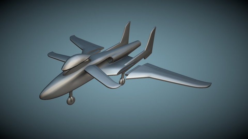 Scaled Composites 151 ARES - 3D Printable Model