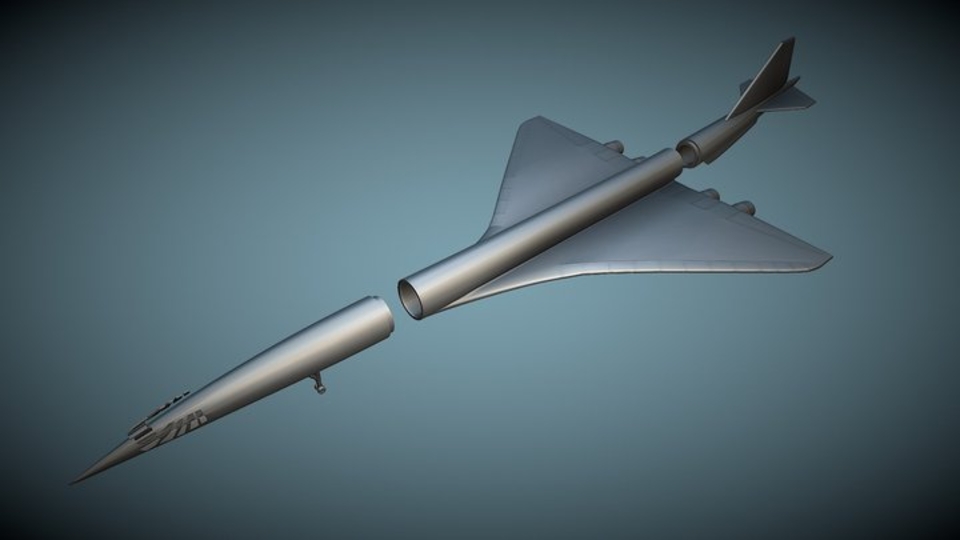 Boeing 2707-300 - 3D Printable Model