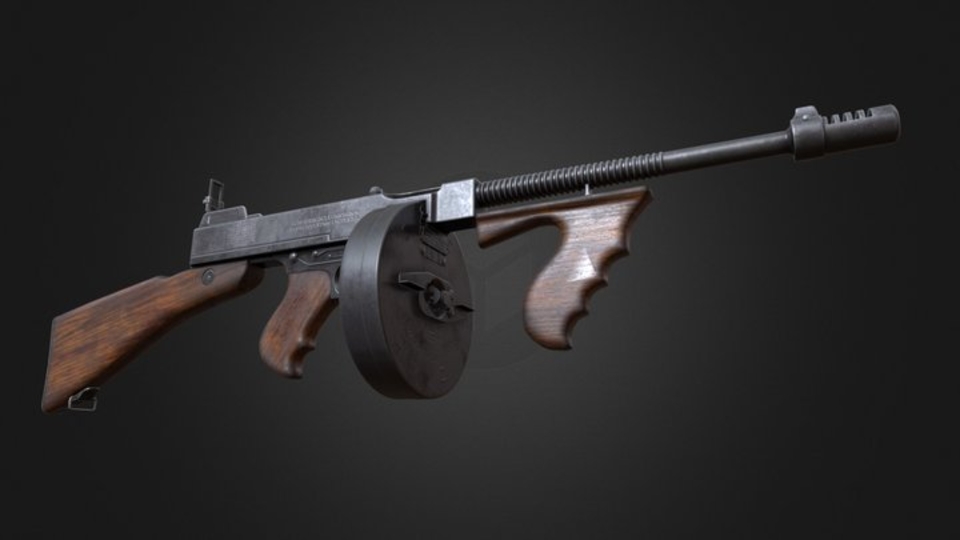 Thompson Submachine Gun PBR