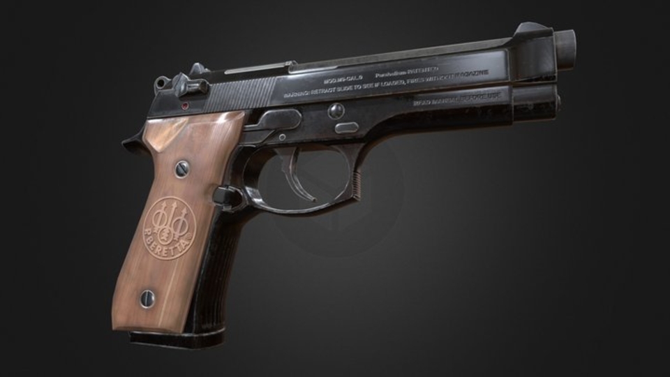 Beretta M9 Semiautomatic Pistol PBR