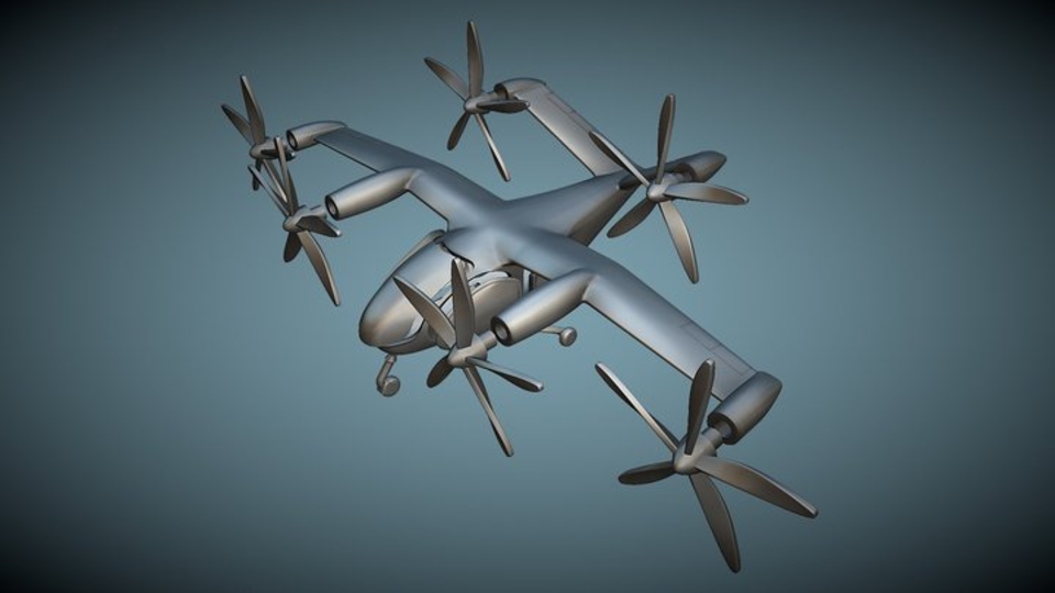 Joby Aviation S4 - 3D Printable Model