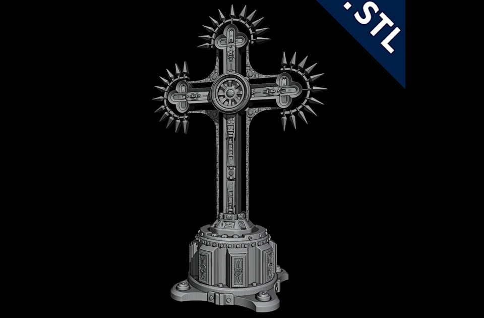 Cyberpunk Cross (3D Printing)