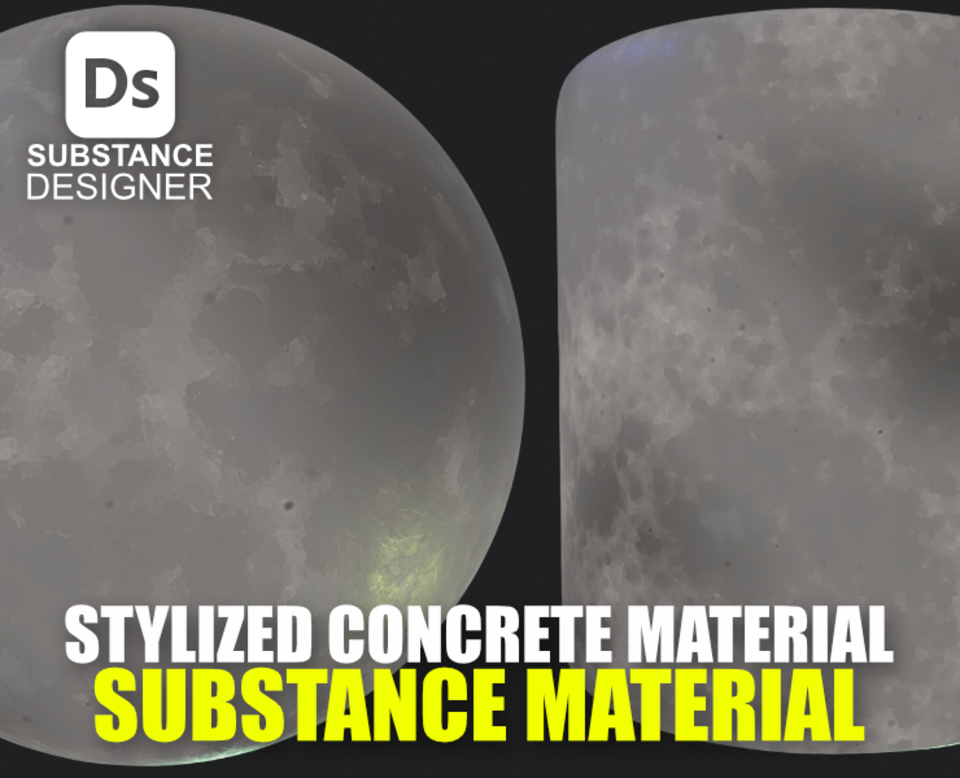 Stylized Concrete Material 01