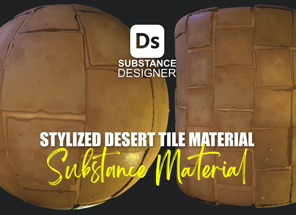 Stylized Desert Tiles Material 07