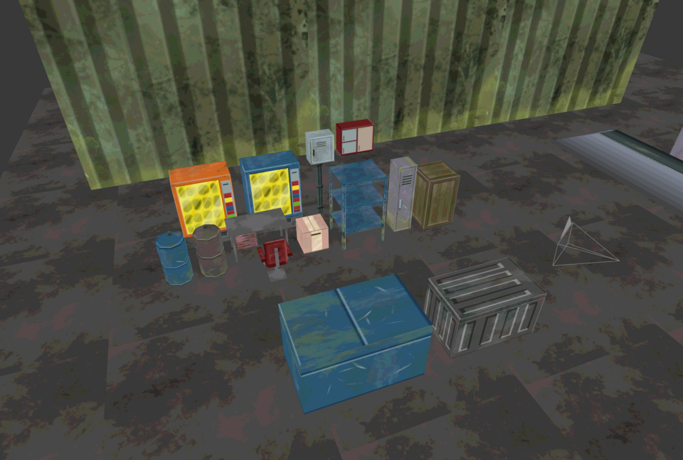 warehouse props ps1 style