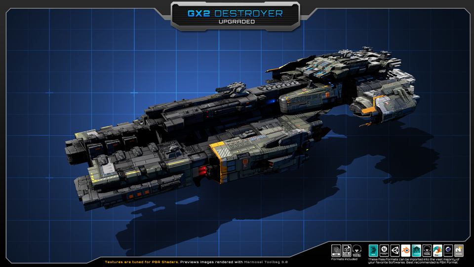 GX2 Destroyer - Spacecraft