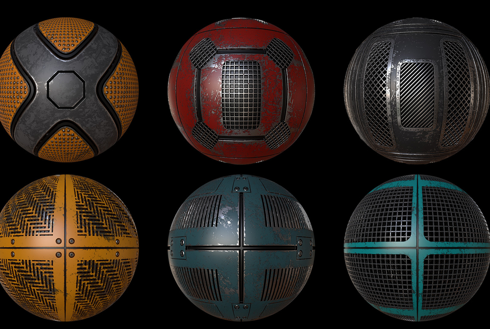 Sci Fi Material Pack 2 /PBR Textures / .sbs