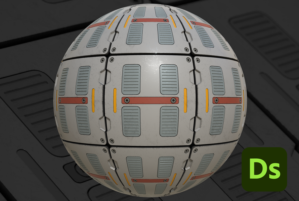 Sci Fi Material /4K Textures /.sbs/.sbsar