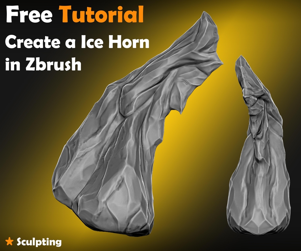 FREE Tutorial_Create a Ice Horn Model Vol 02