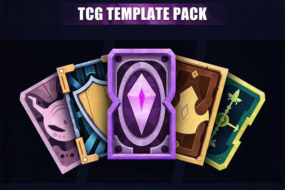 TCG Cards Design Pack 01