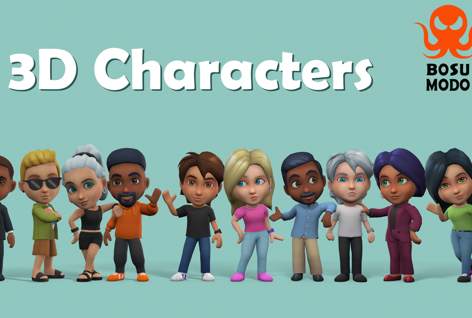 3D Characters - Pack 01