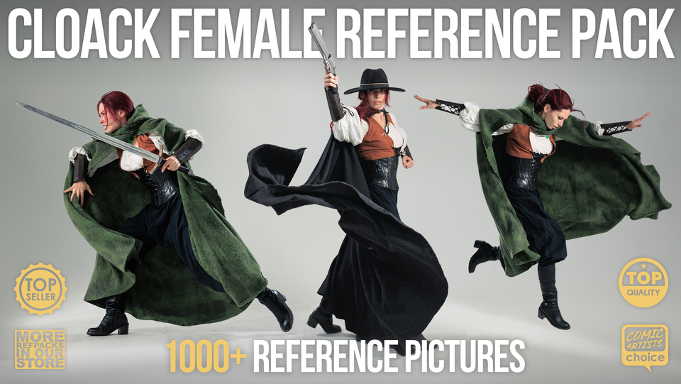 1000+ Cloack Female Reference Pack