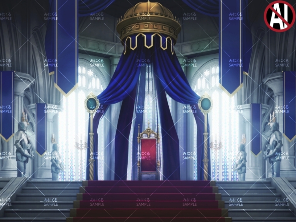 [2D Background] Throne_daytime - "Fantasy06"