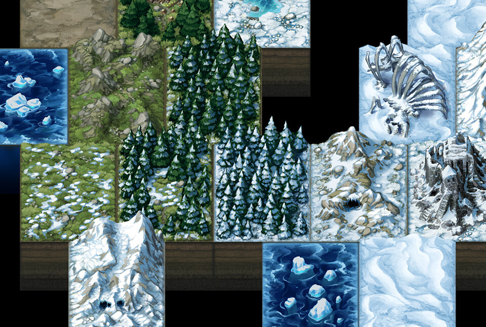 Terrain Tiles: Cold Lands