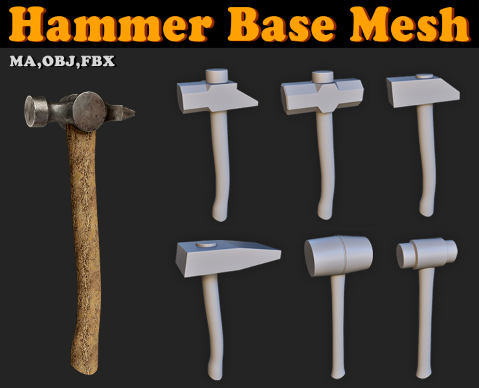 25 Hammer Base Mesh