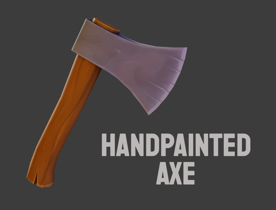 Low Poly Axe