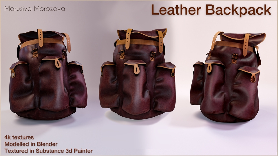 Game Ready Leather Backpack