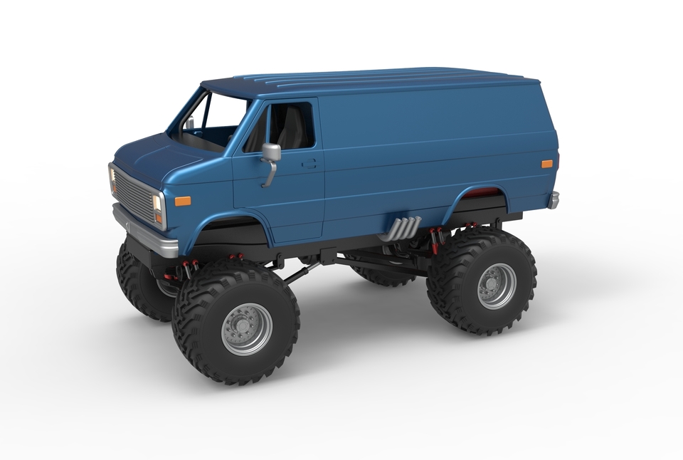 Monster Truck Van Version 2 Scale 1:25
